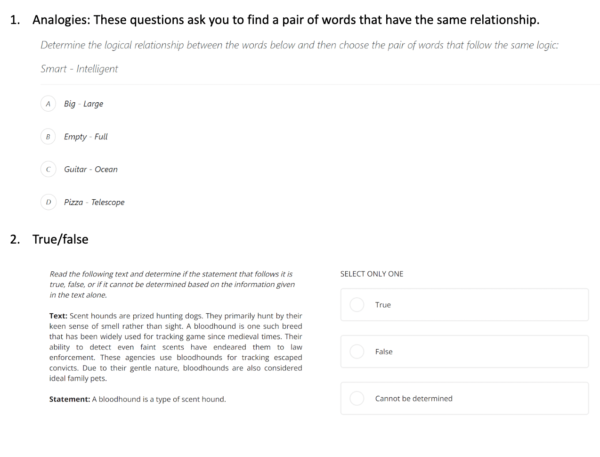 Testgorilla questions and answers - firefighter aptitude